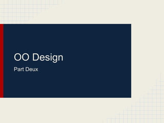 Boston Startup School - OO Design | PPT
