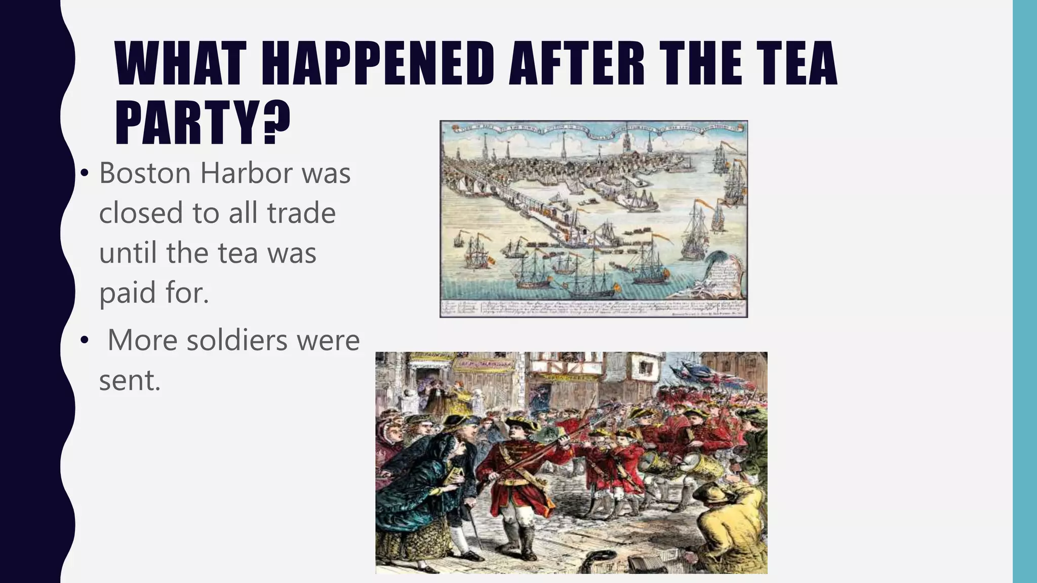 Boston tea party | PPTX