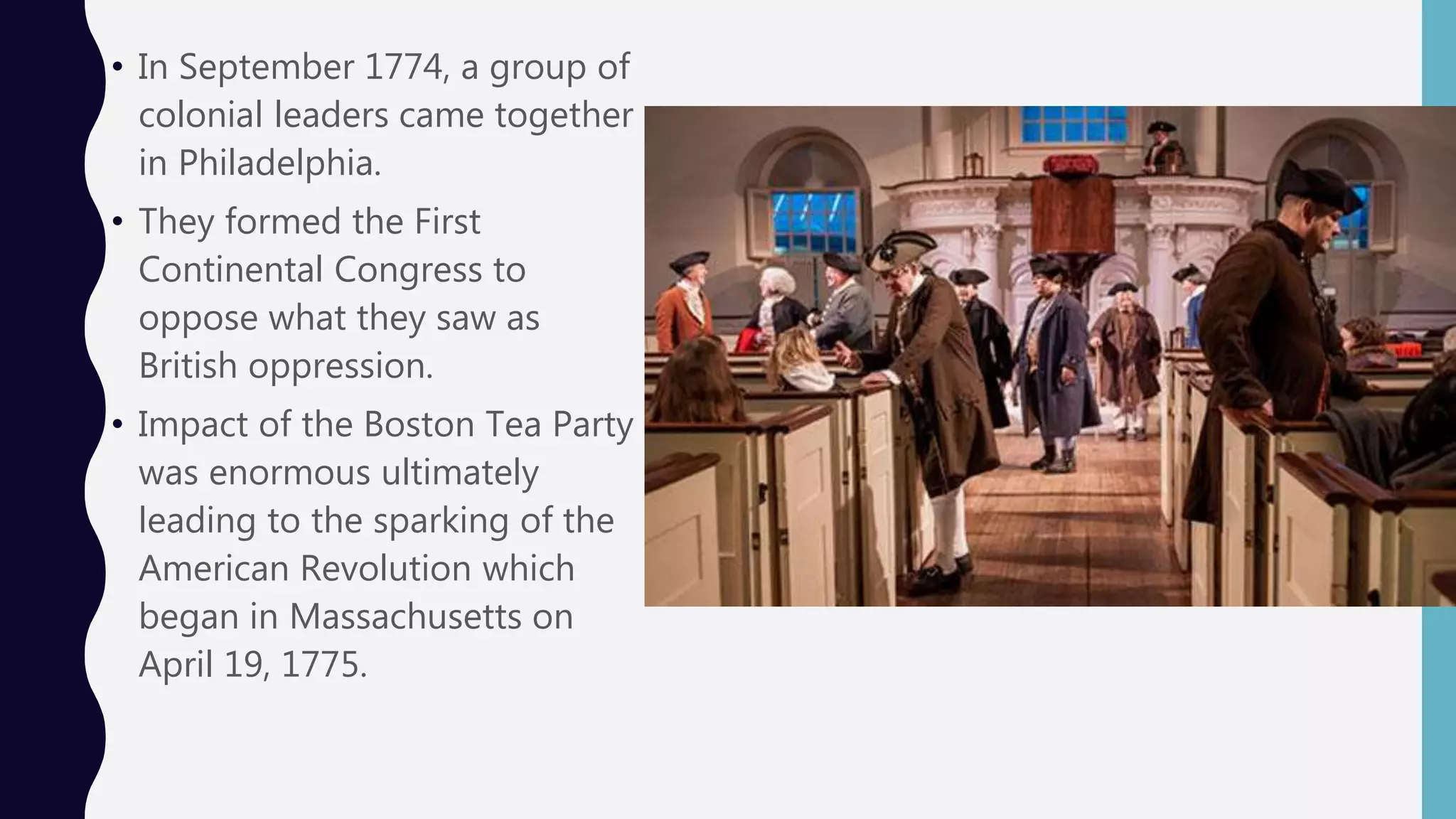 Boston tea party | PPTX