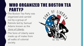 Boston tea party | PPTX