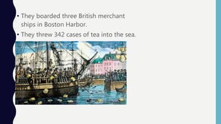 Boston tea party | PPTX