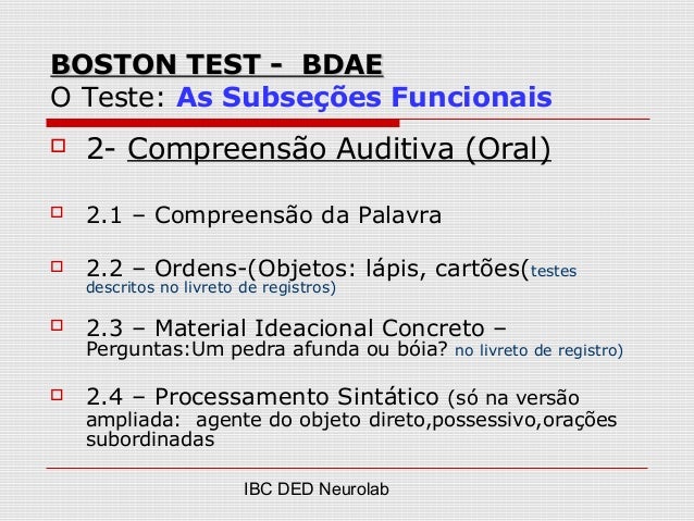 Boston test bdae power pointbackup