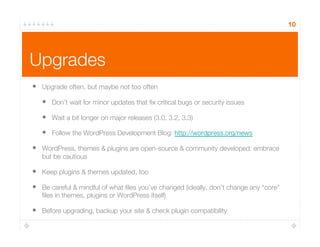 WordPress Intermediate Workshop | PPT