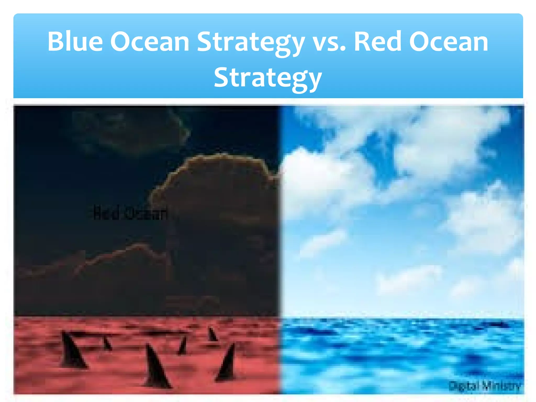 Blue Ocean versus Red Ocean | PPT