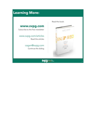 Marty Cagan - Customer Inspired; Technology Enabled | PDF