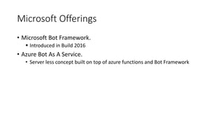 Microsoft Bot Framework | PPT
