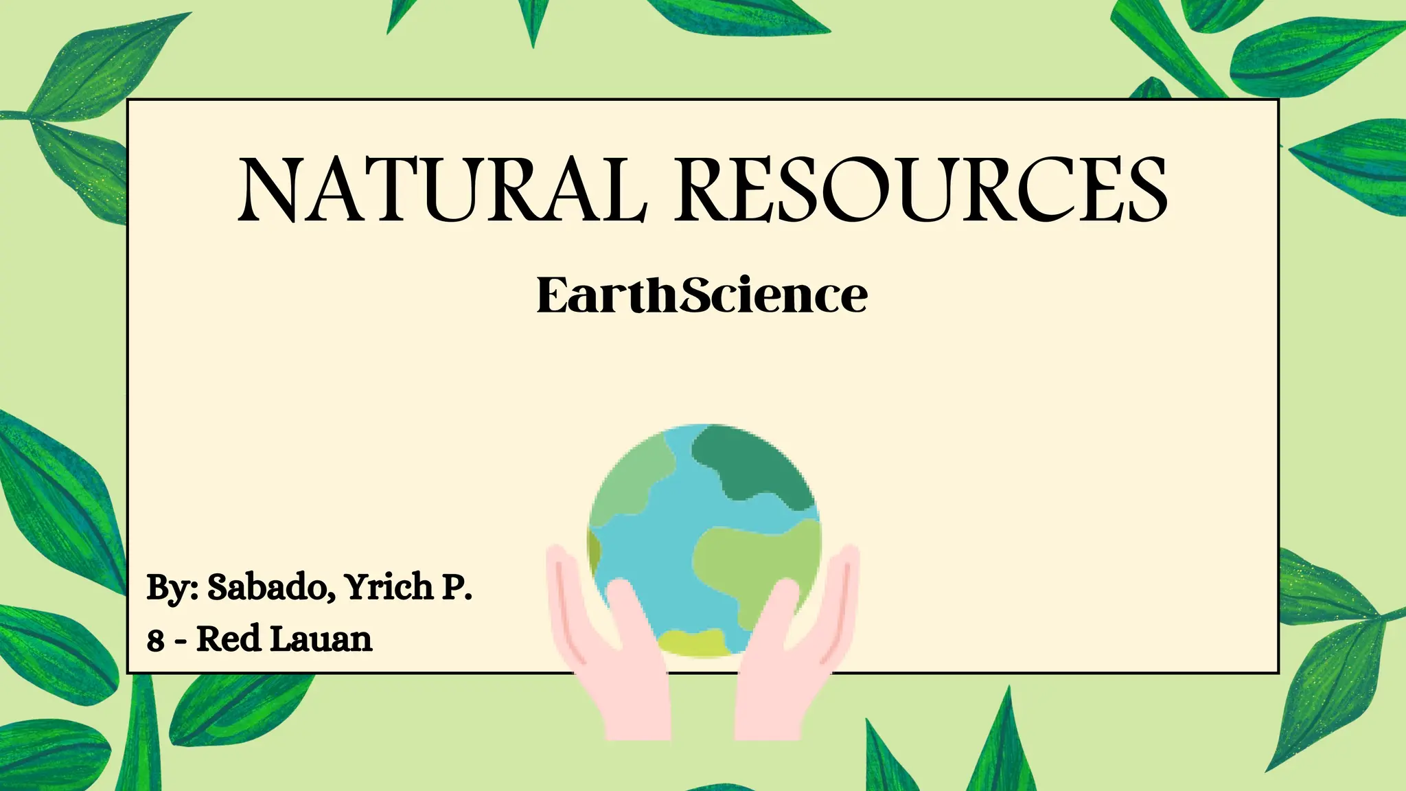 Natural Resources | PPT