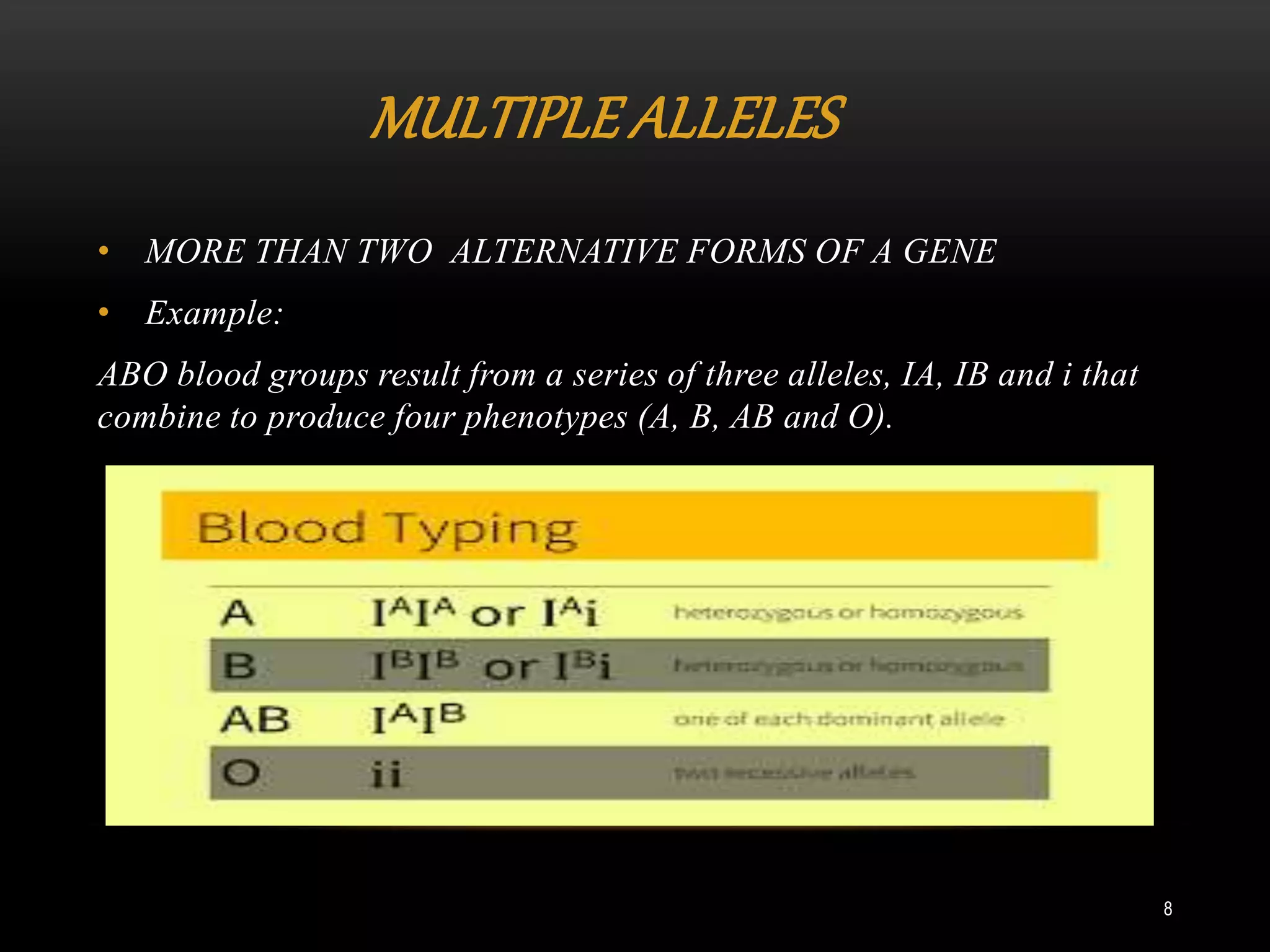 Extensions Of Mendelian Inheritance Ppt