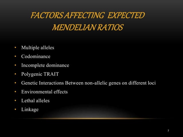 Extensions Of Mendelian Inheritance Ppt