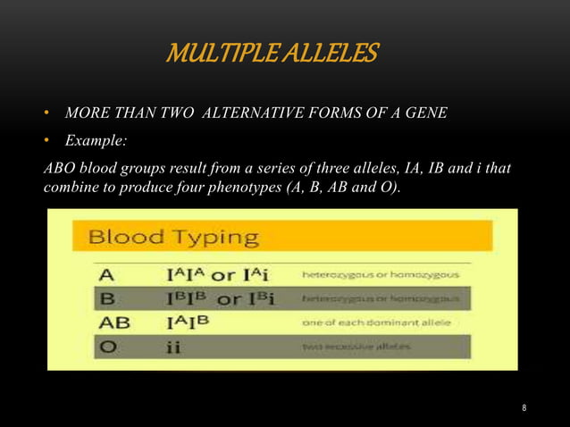 Extensions of mendelian inheritance | PPTX | Genetics | Science