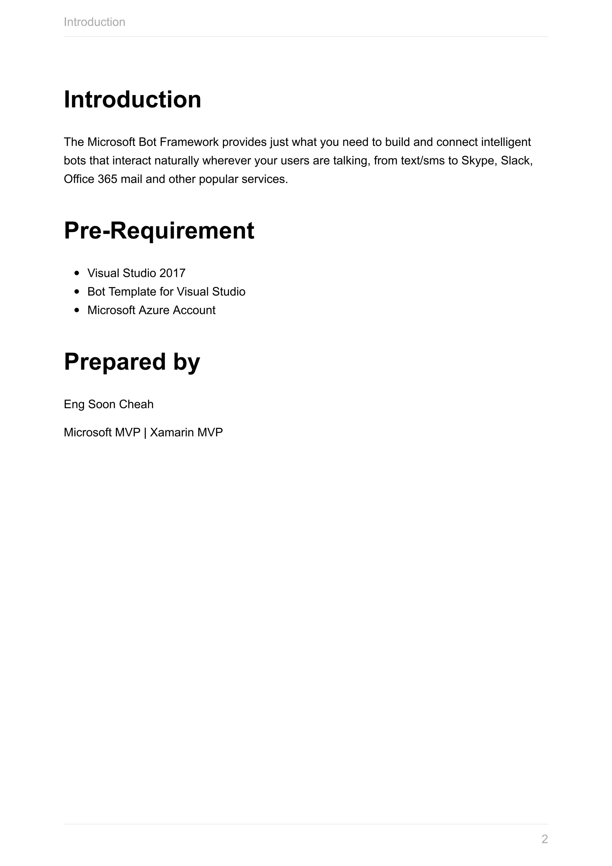 Bot Framework with Xamarin Forms | PDF Bot Framework with Xamarin Forms | PDF