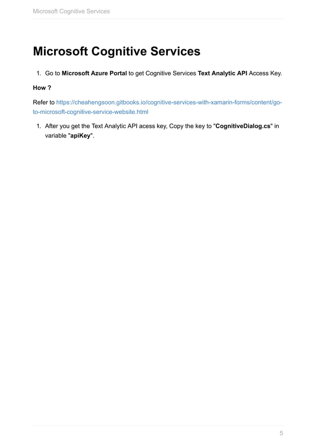 Bot Framework with Xamarin Forms | PDF Bot Framework with Xamarin Forms | PDF