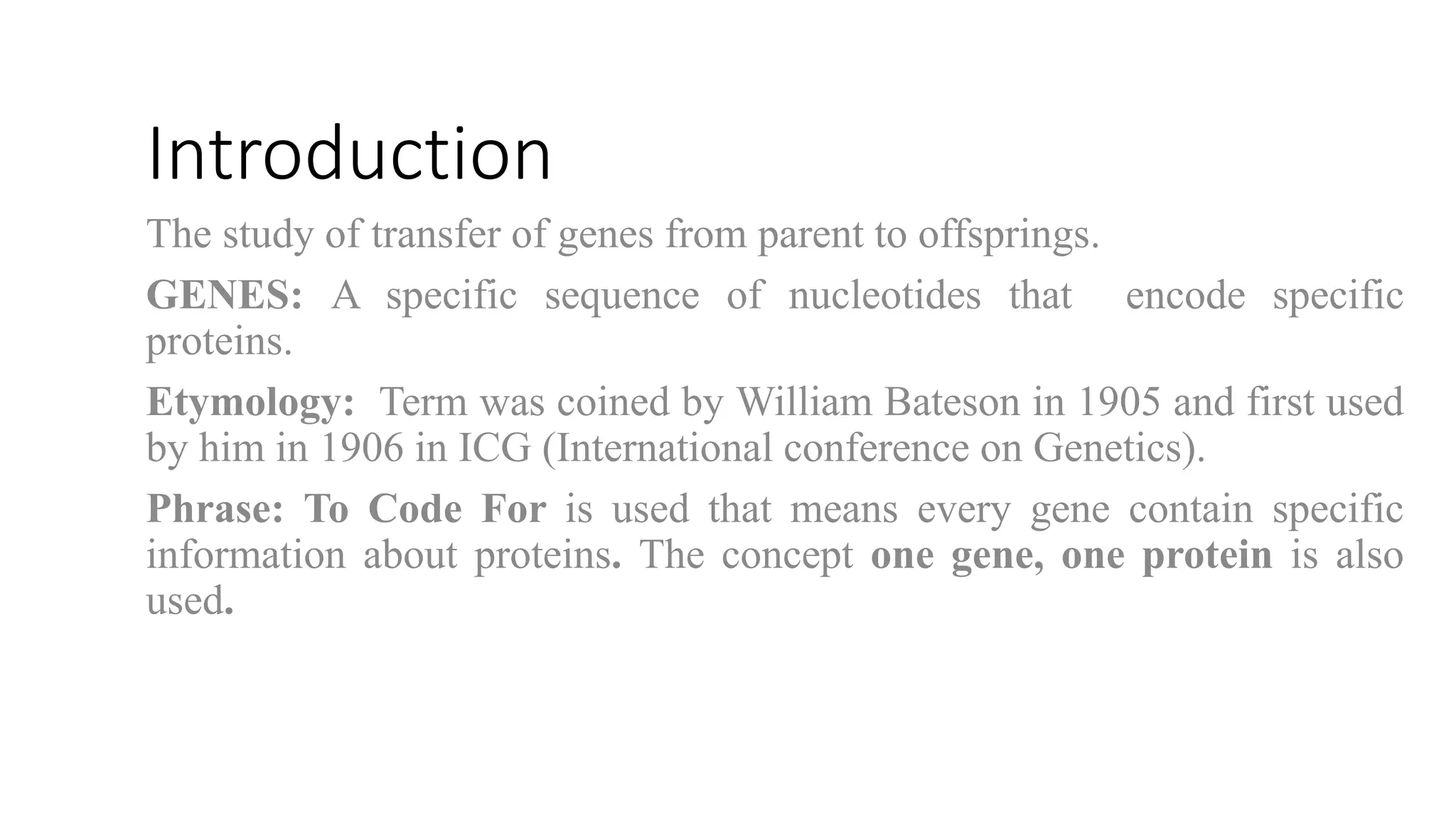 History of Genetics Genetics Scope and applications of genetics | PDF