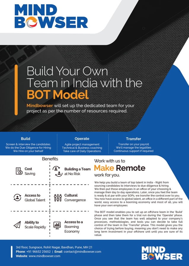Bot model-flyer Mindbowser | PDF