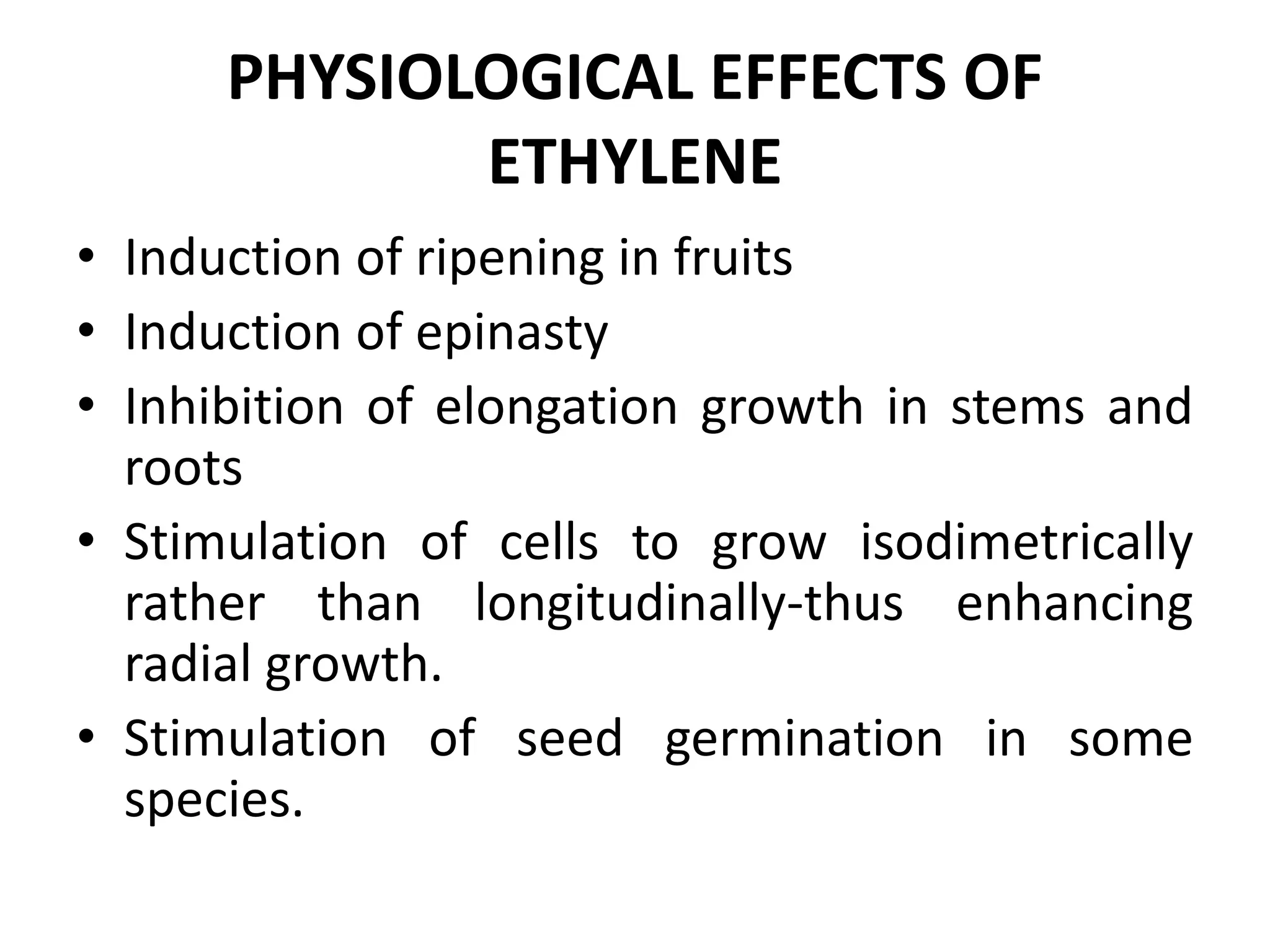 PLANT GROWTH REGULATORS ETHYLENE BIOSYNTHESIS | PPT