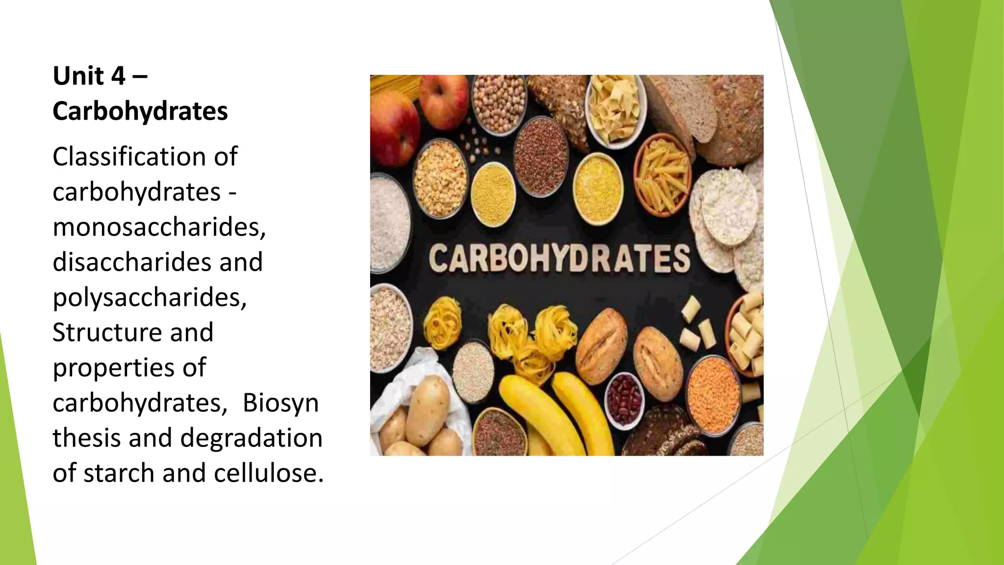 Carbohydrate | PPTX