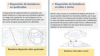 BOTADEROS DE ESTERIL EN MINA SUPERFICIAL Y SUBTERRANEO.pptx