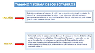BOTADEROS DE ESTERIL EN MINA SUPERFICIAL Y SUBTERRANEO.pptx