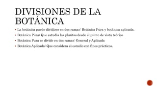 Que es la botanica General | PPTX