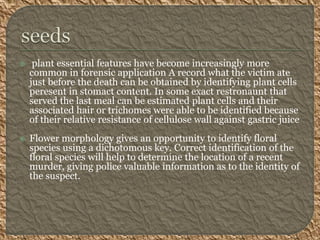 Botanical evidences | PPTX