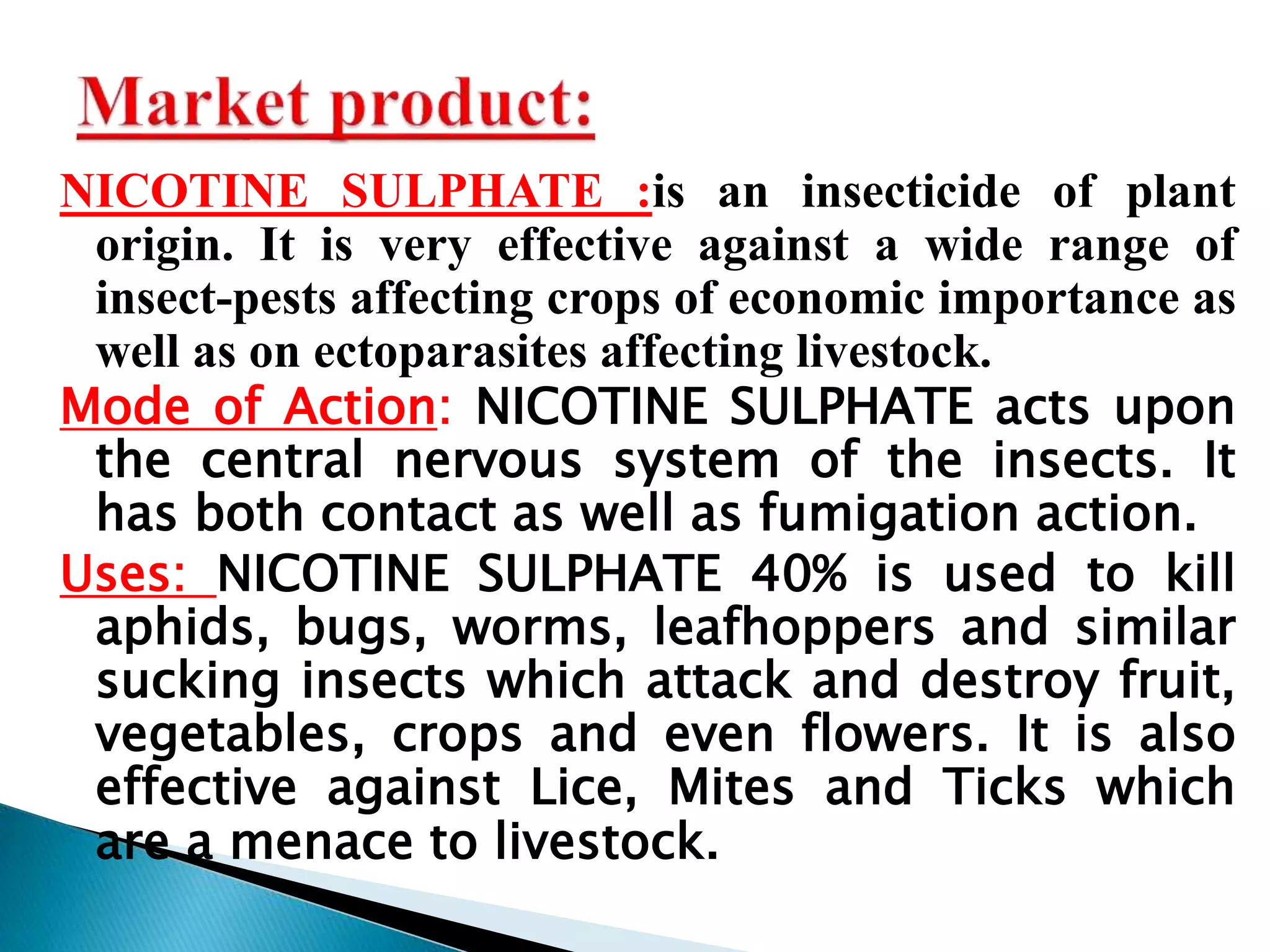 Botanical insecticides | PPTX