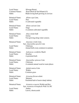 Common Names Of Trees