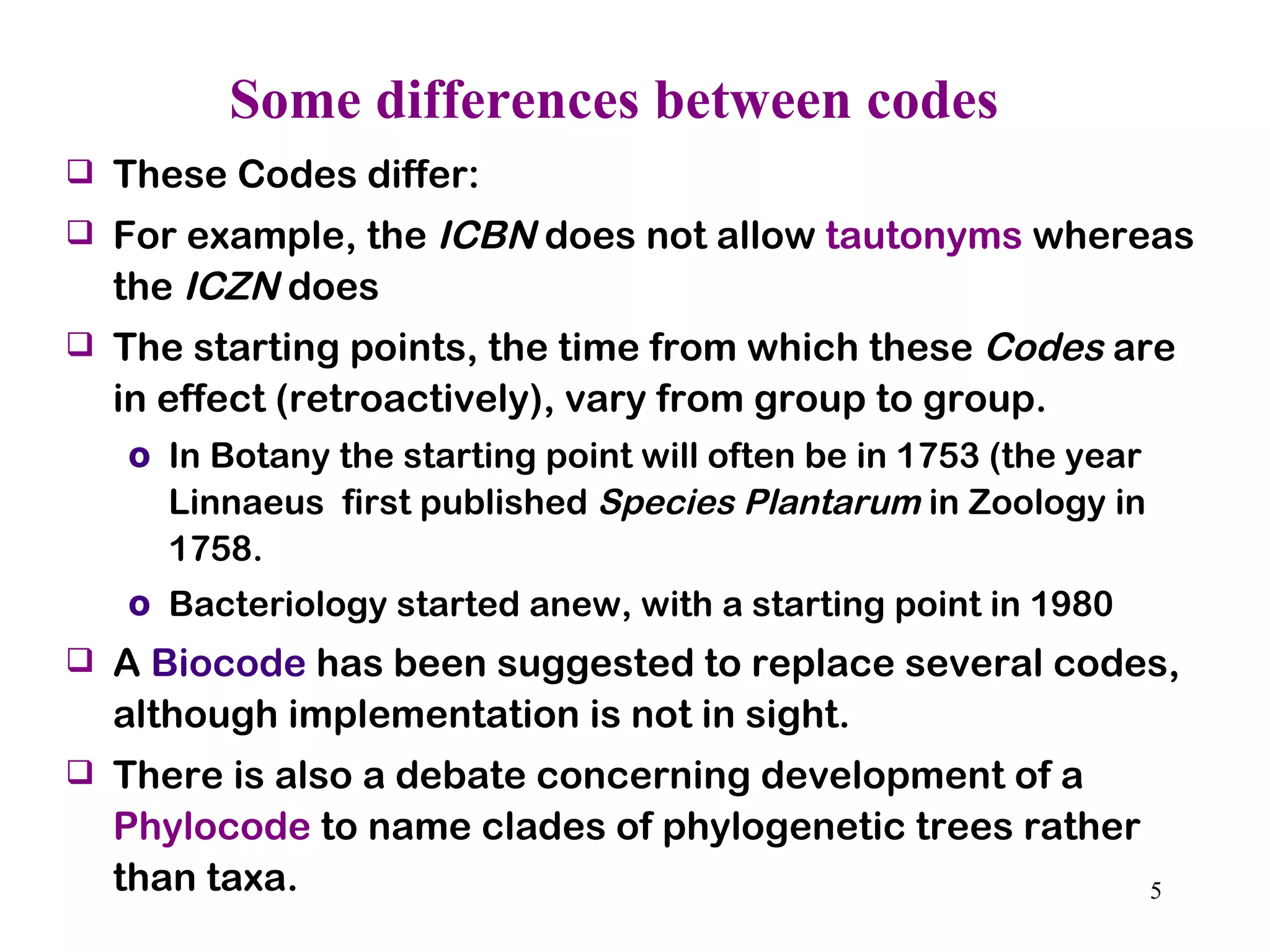 Botanical nomenclature | PPT