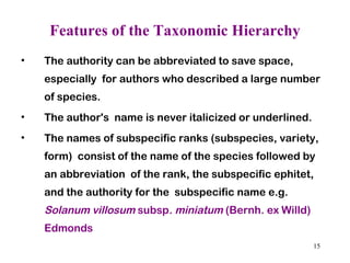Botanical nomenclature | PPT