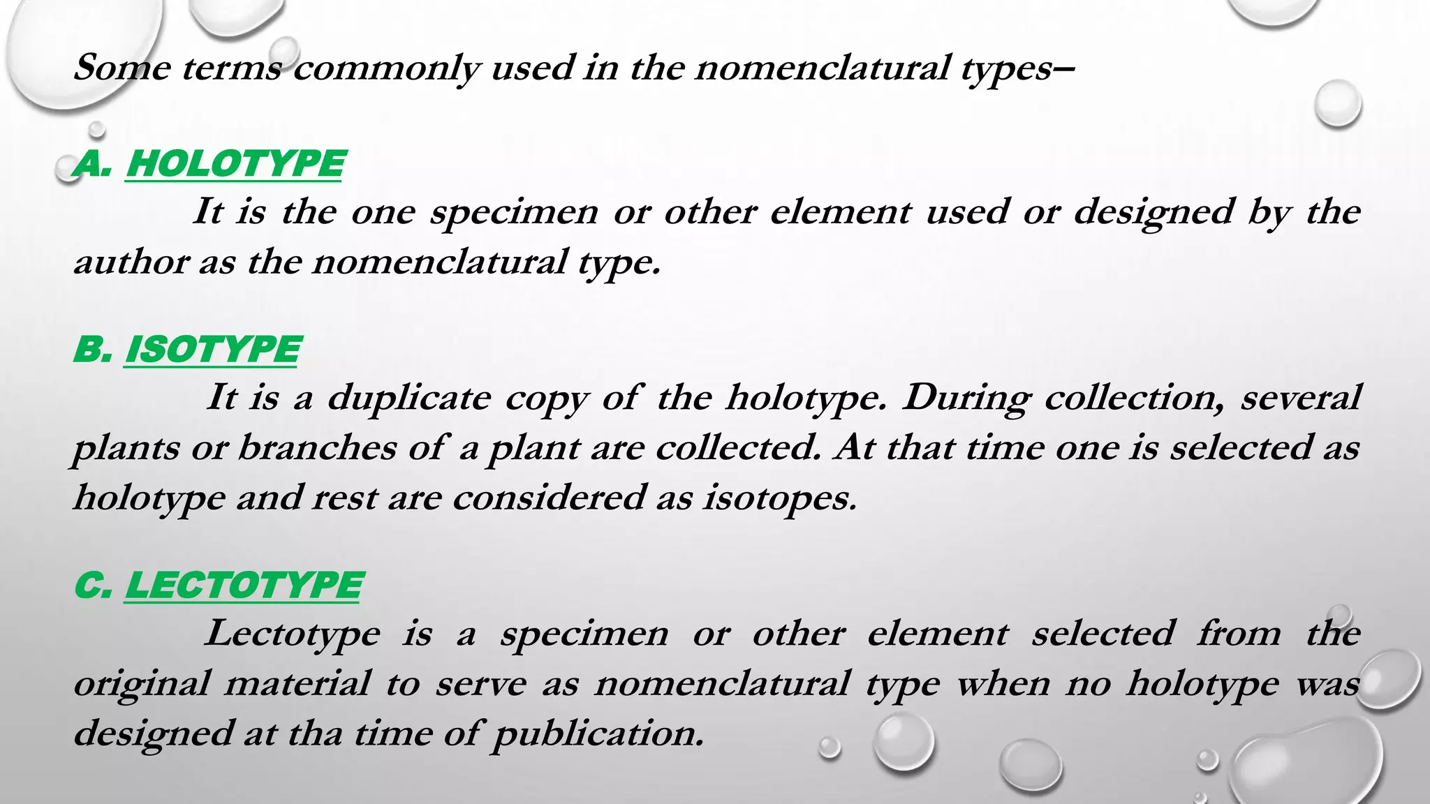 Botanical nomenclature | PPTX