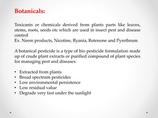 BotanicalsPesticides | PPTX