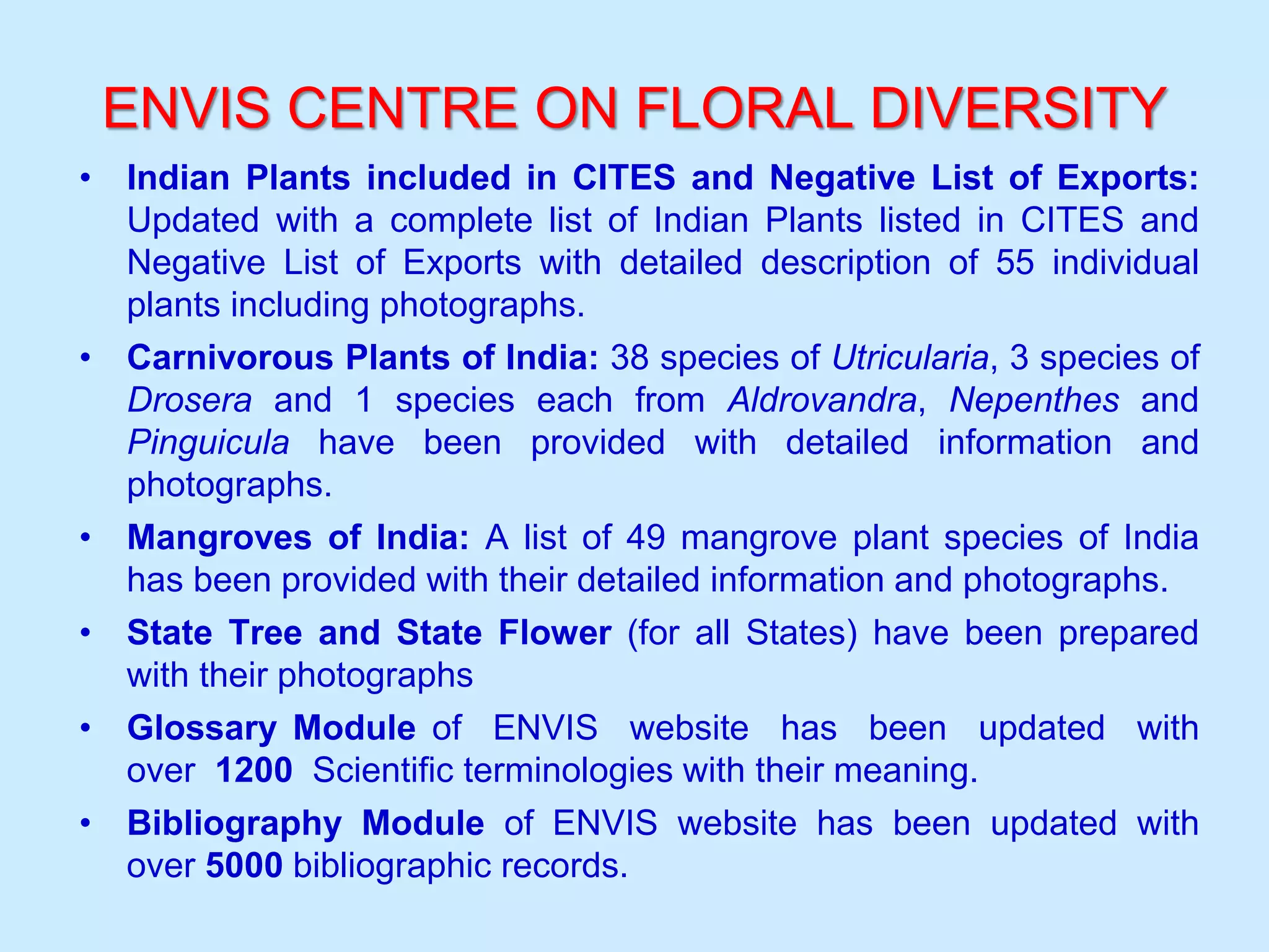 Botanical survey of india | PDF