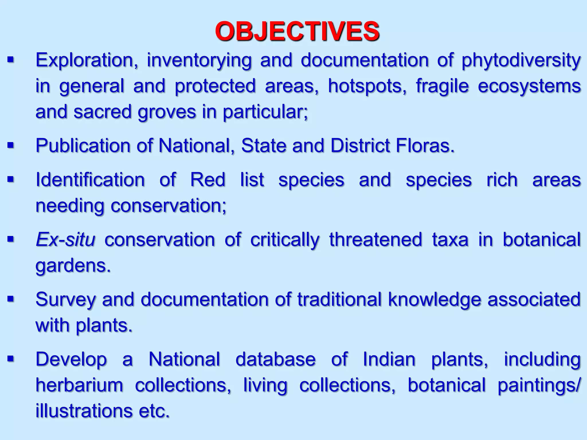 Botanical survey of india | PDF