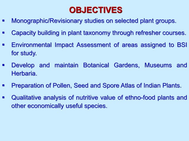 Botanical survey of india | PDF | Landscaping | Home & Garden