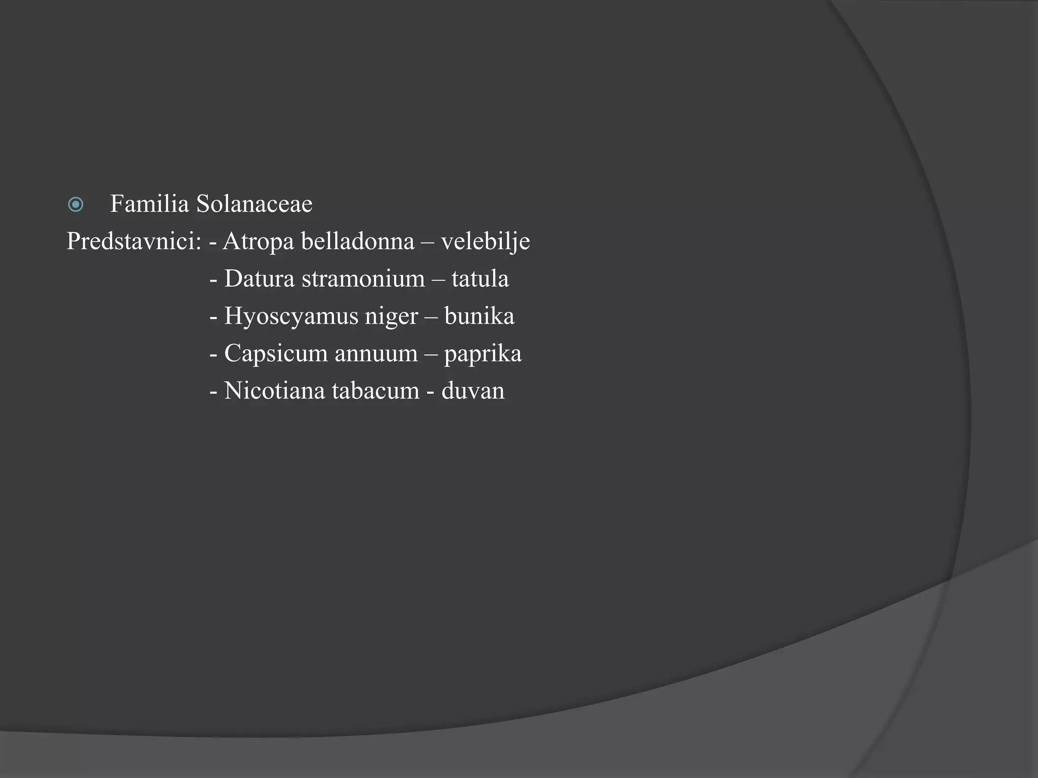 Familia Gentianaceae i Solanaceae | PPTX
