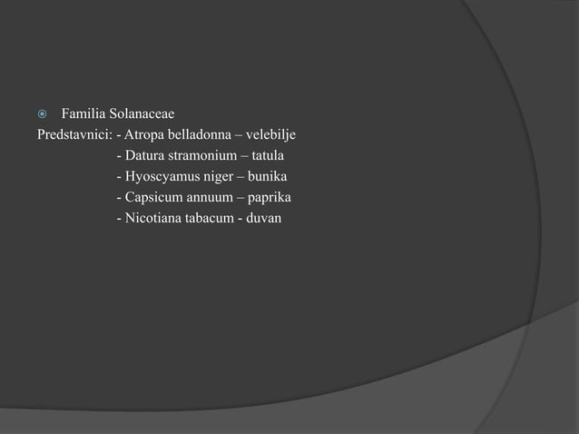 Familia Gentianaceae i Solanaceae | PPTX