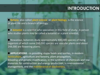Botany | PPTX