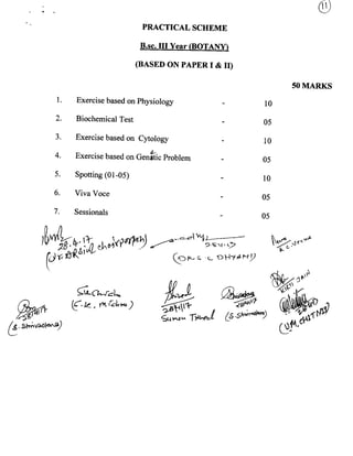 Botany syllabus | PDF