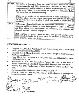 Botany syllabus | PDF