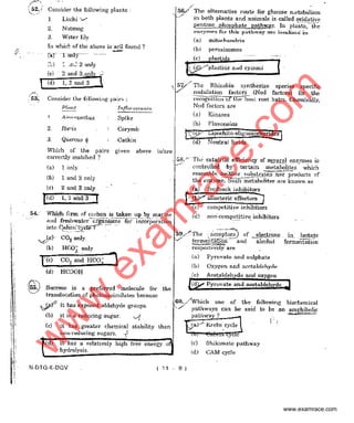 Botany mock-test-4 | PDF