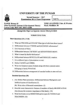 BOTANY B PAST PAPERS old pattern.pdf
