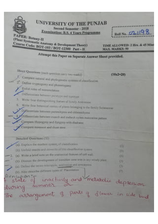 BOTANY B PAST PAPERS old pattern.pdf