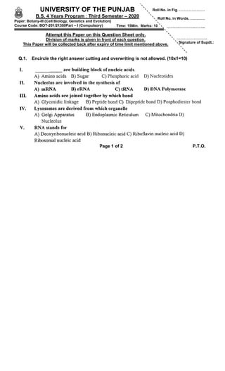 BOTANY C PAST PAPERS old pattern.pdf