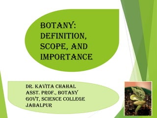 Botany: Definition, Scope and Importance.pdf