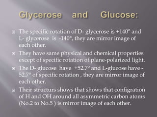 Carbohydrates its Classification, Isomerism, Characteristic and ...