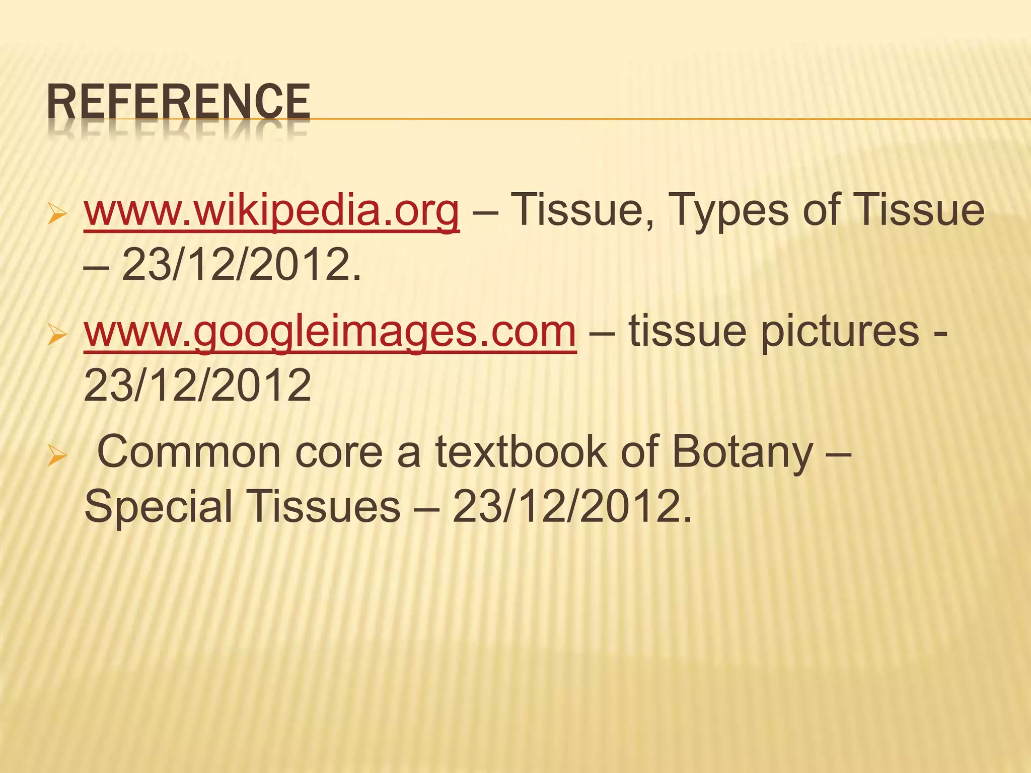 tissues best ppt | PPT