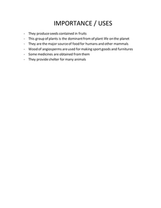 Botany project | PDF