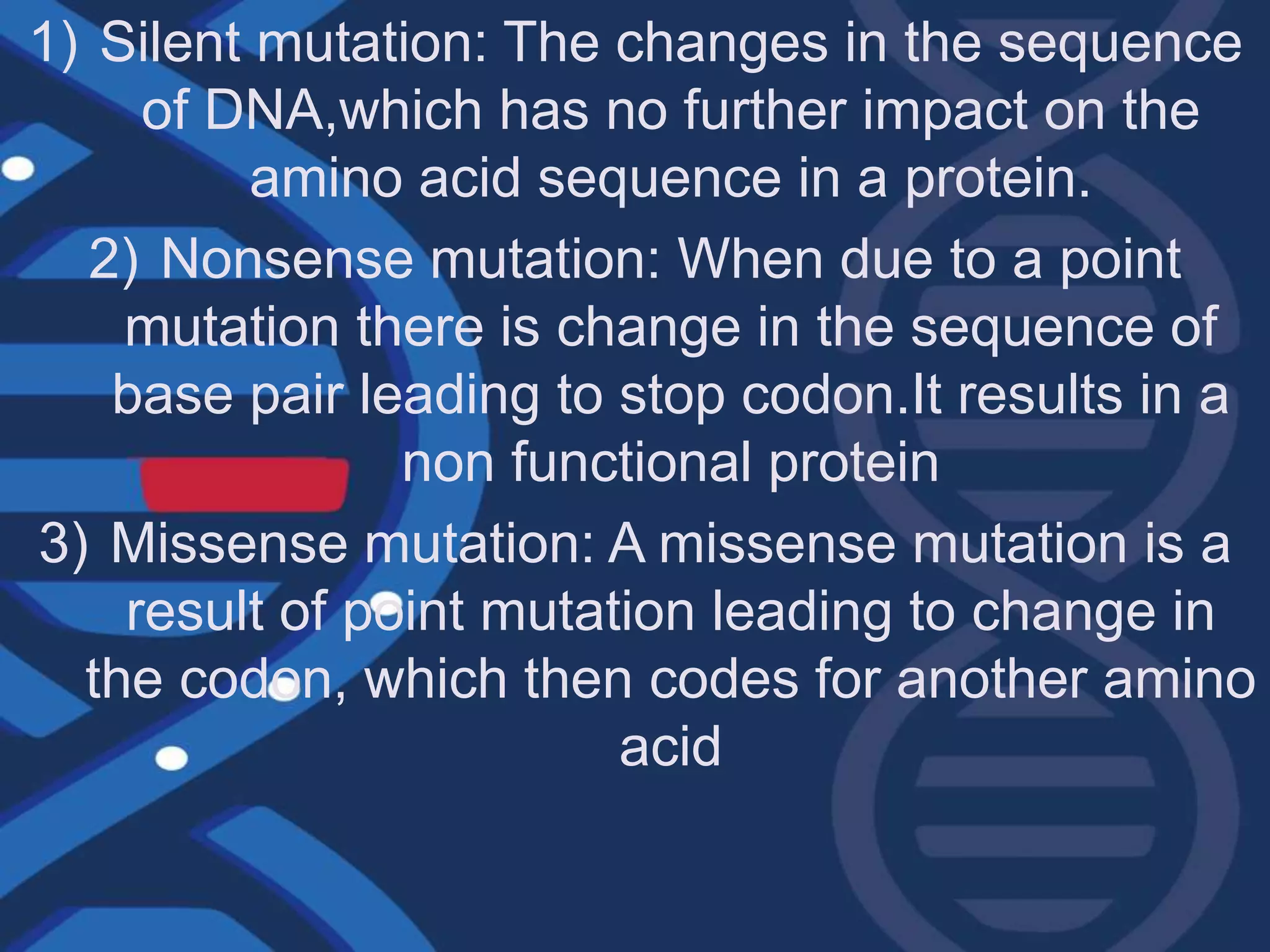 Project on mutation | PPTX