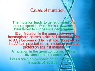 Project on mutation | PPTX