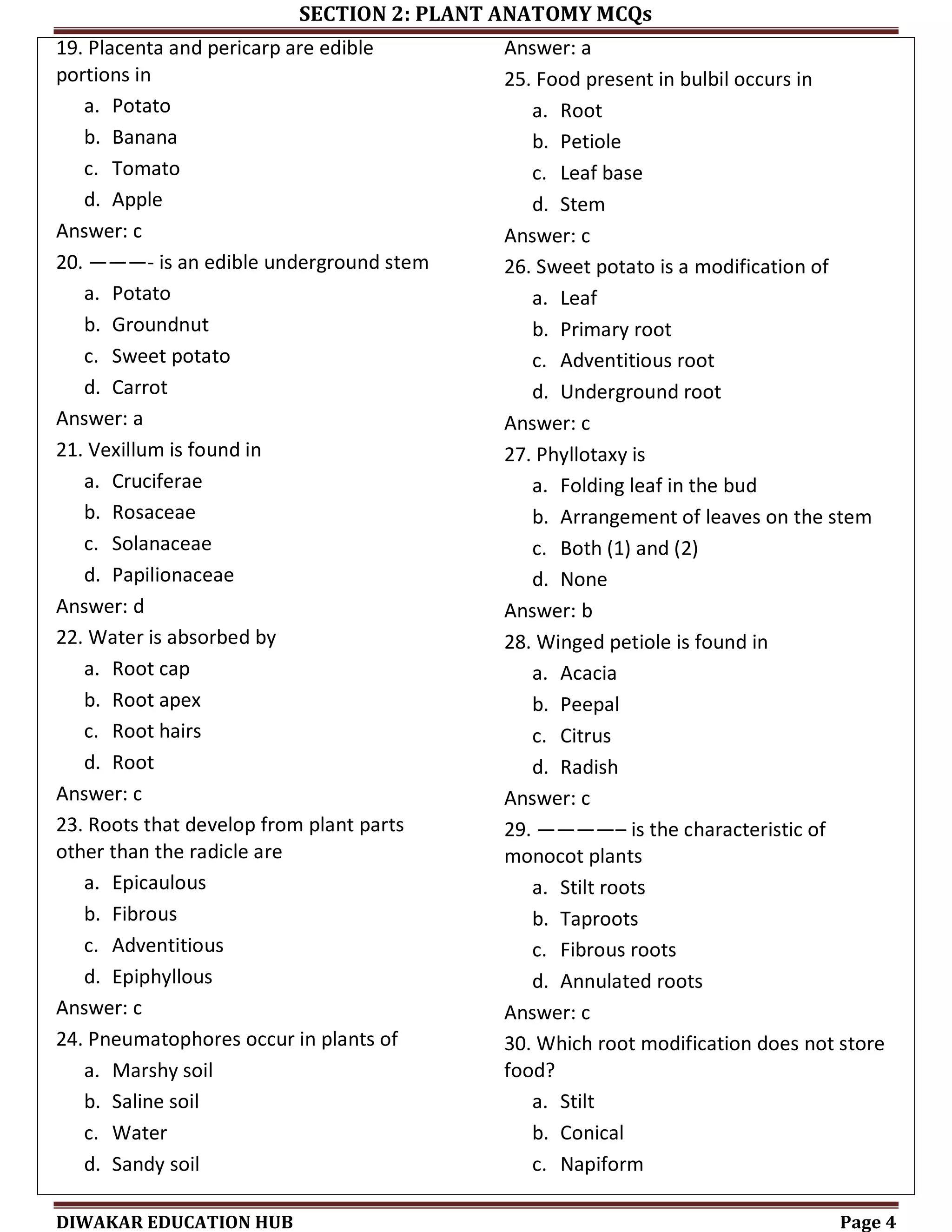 GATE Botany Book PDF [Sample PDF] | PDF