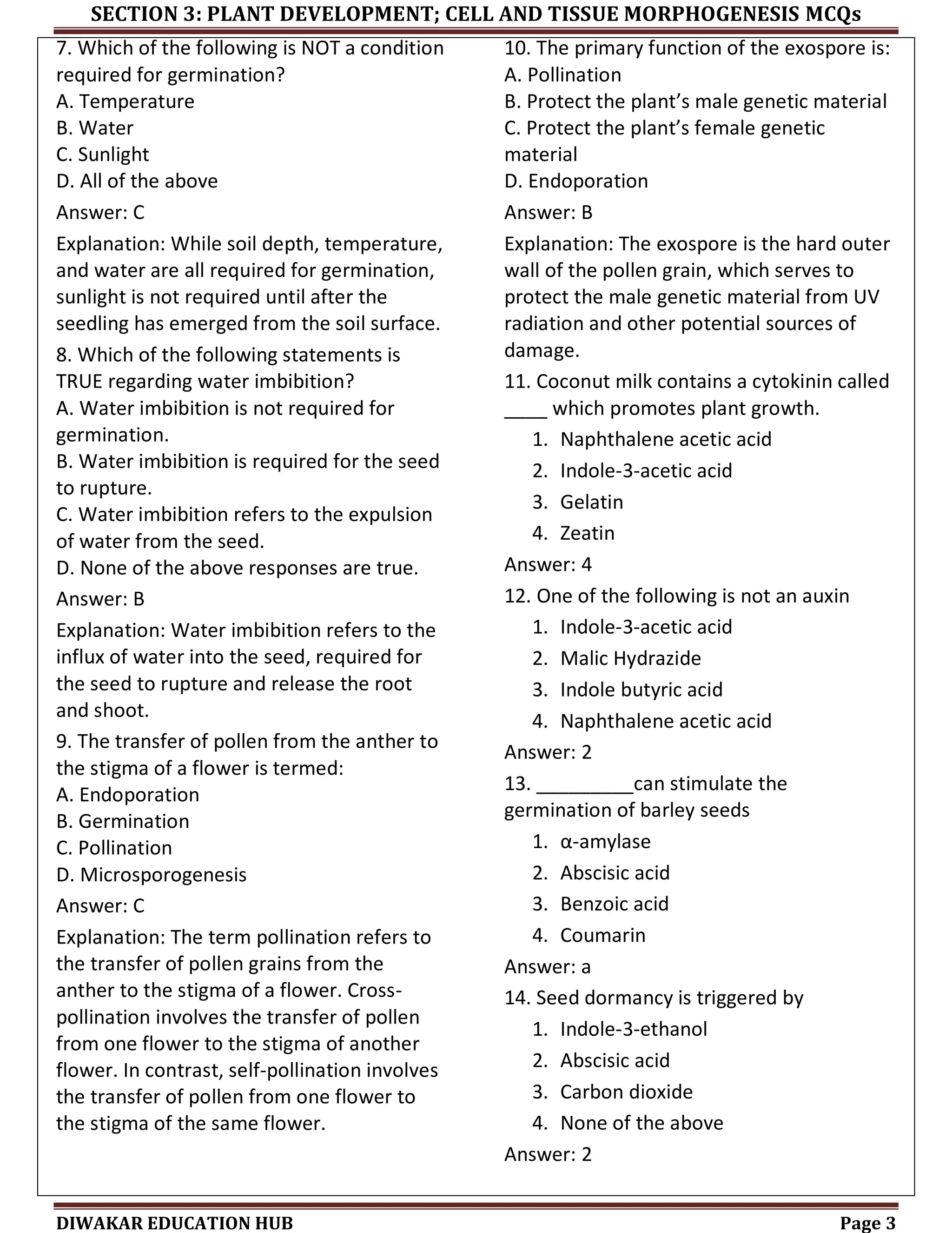 GATE Botany Book PDF [Sample PDF] | PDF